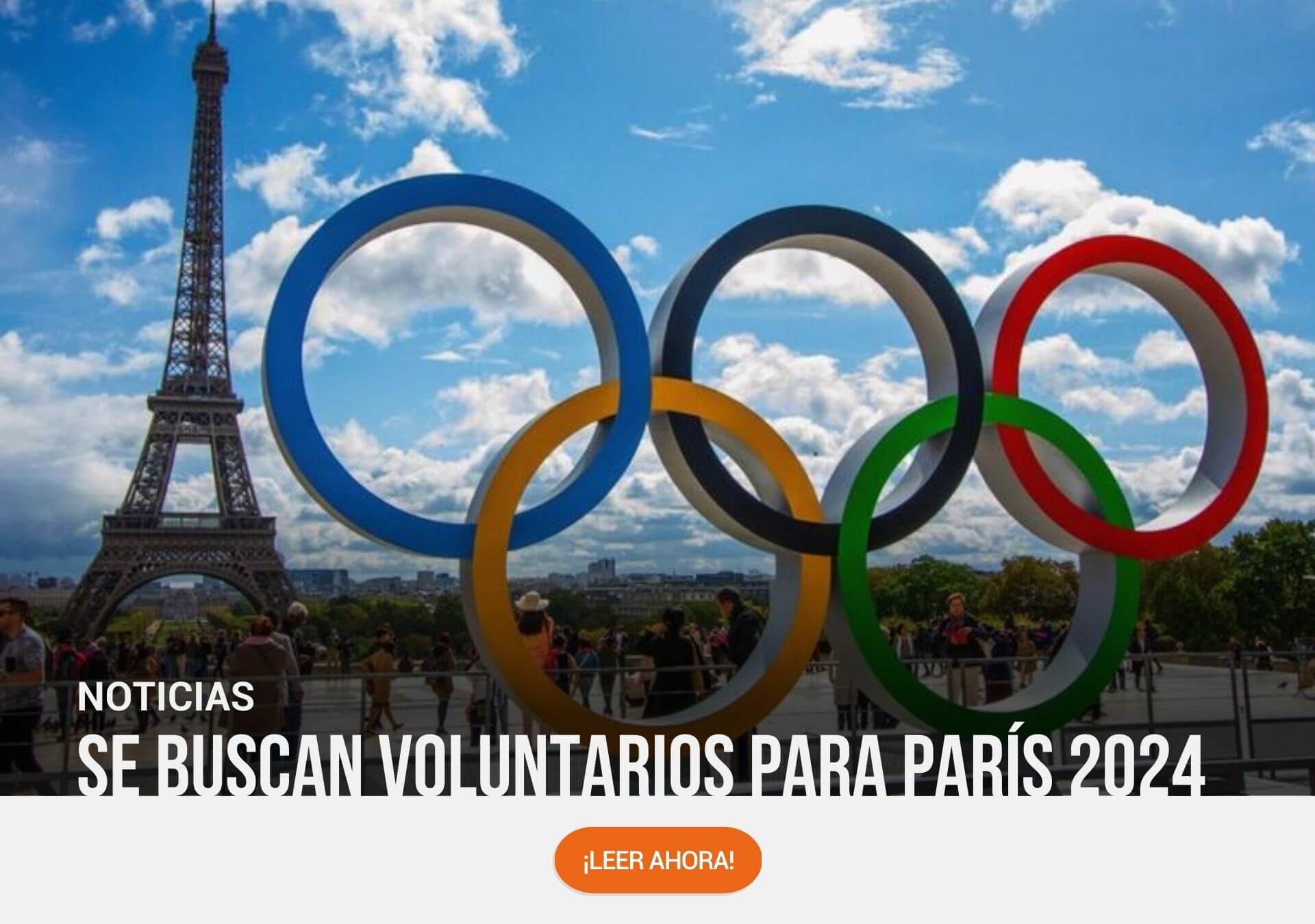 Francia busca voluntarios para los Juegos Olímpicos de 2024 - Vuela a la Vida